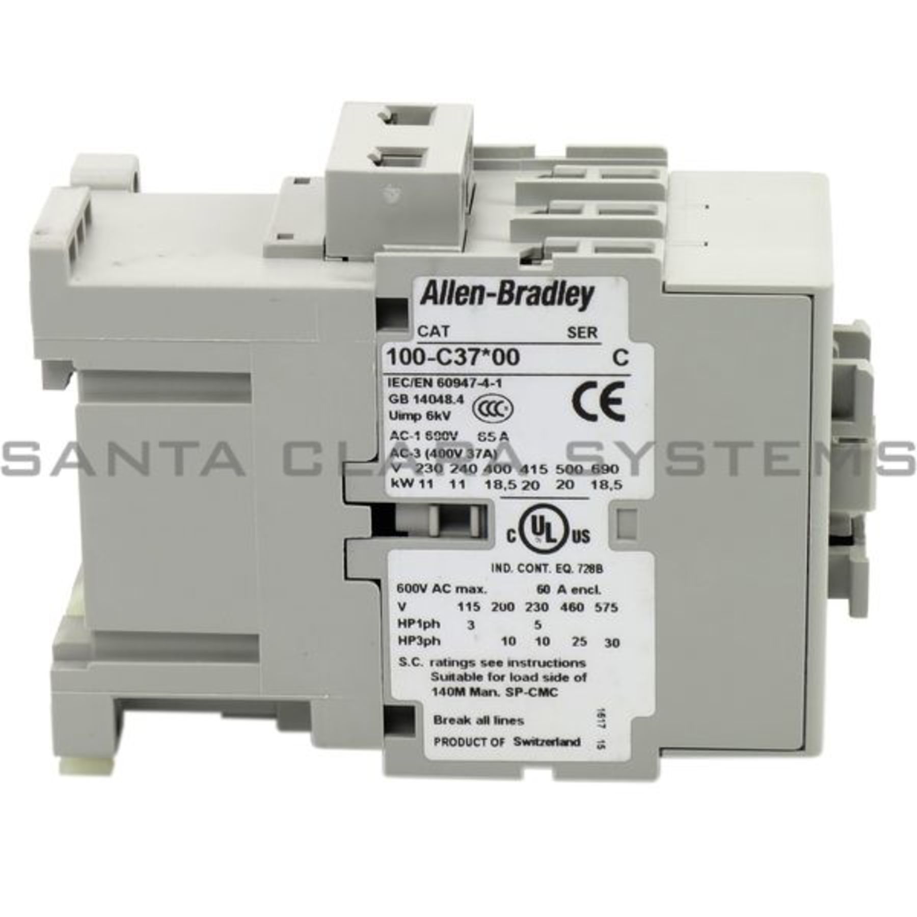 Allen Bradley 100-C37D00 Contactor 100-C37*00 Series C New, 51% OFF