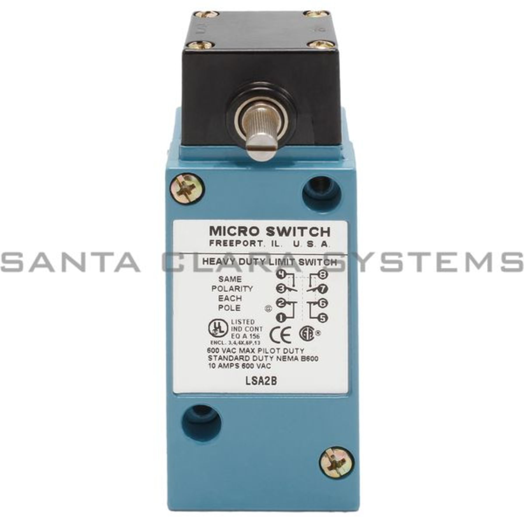 Honeywell LSA2B Limit Switch, Plug-In, Side Rotary, 10A,, 60% OFF