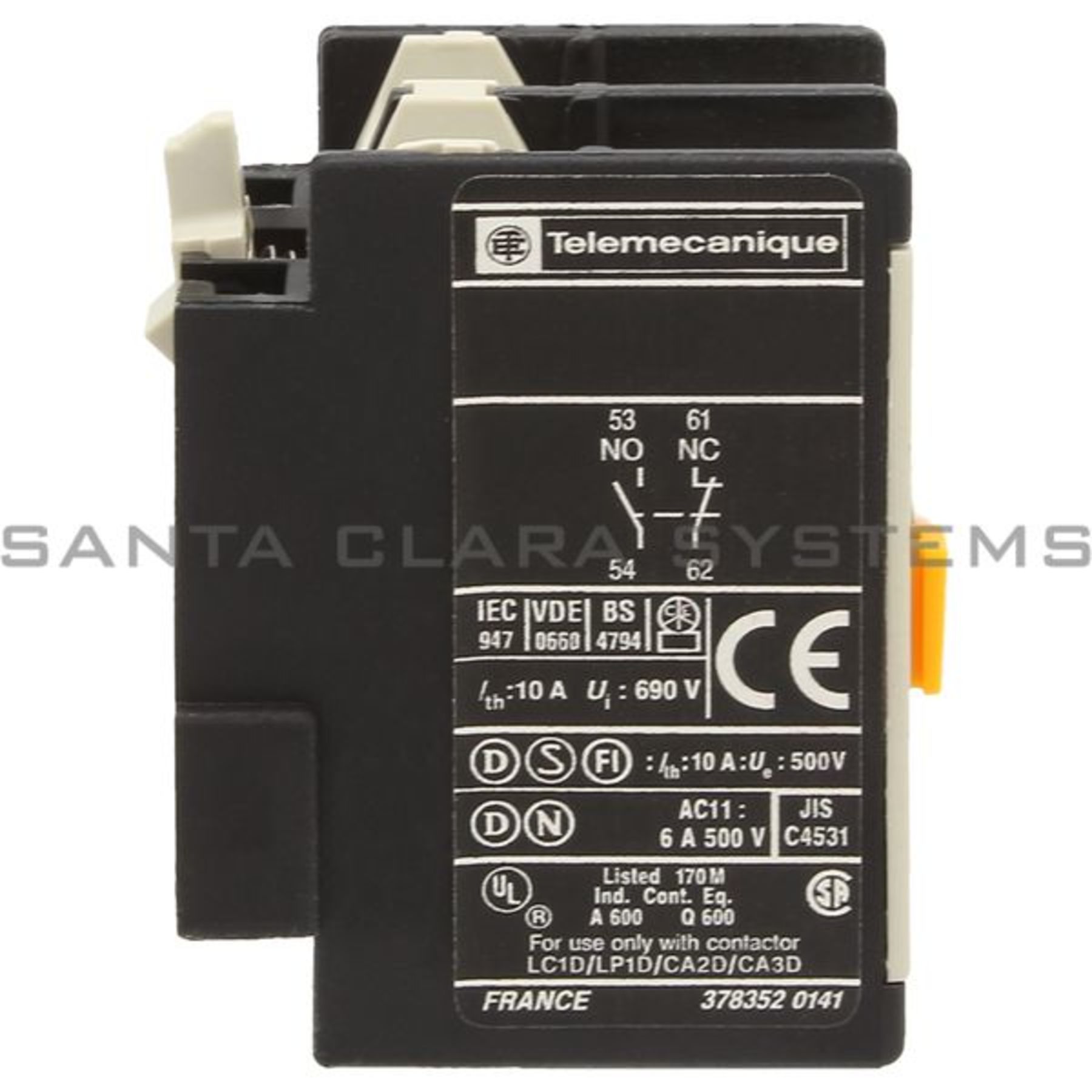 La1dn22 Contact Block Telemecanique La1 Dn11 Contact Block 660v ...