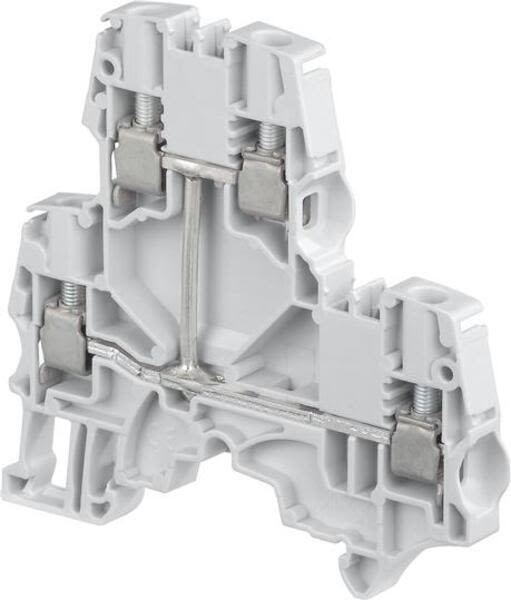 ZS6-D1 Abb ZS6-D1 Screw Clamp Terminal Block - Double Deck - Grey ...