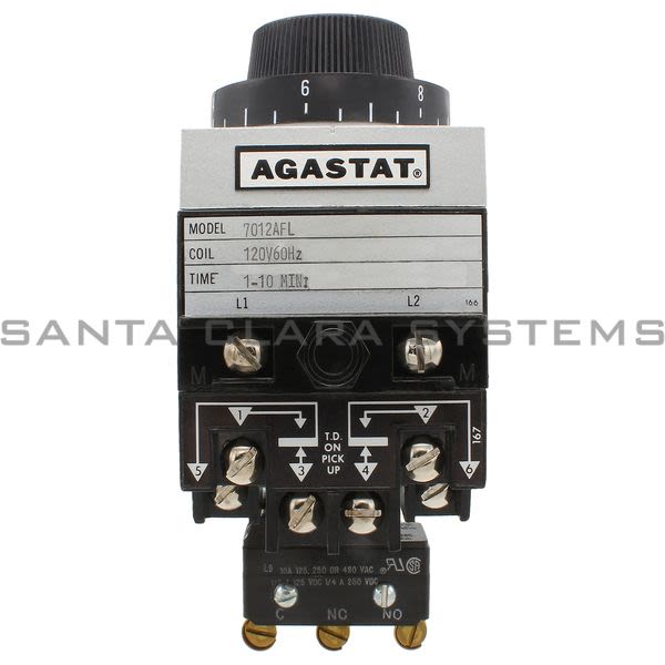 7012-AFL Agastat Timing Relay 2-Pole 1-10 Min | - Santa Clara Systems