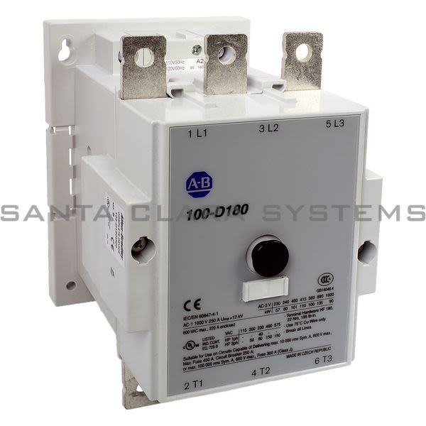 100-D180D00 Allen Bradley In stock and ready to ship - Santa Clara Systems
