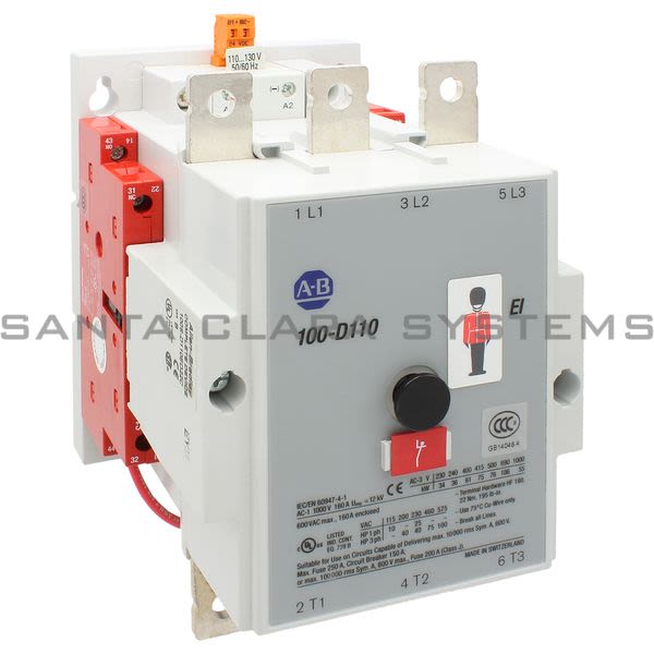 100S-D110ED22C Allen Bradley Safety Contactor - Santa Clara Systems