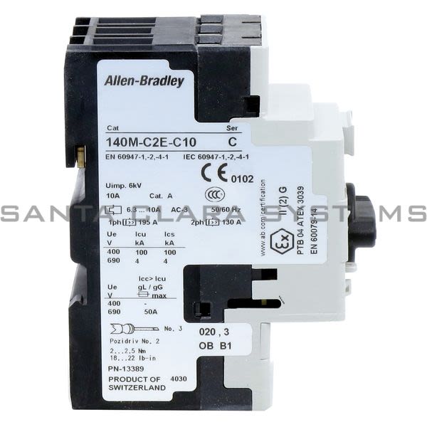 140M-C2E-C10 Allen Bradley In stock and ready to ship - Santa Clara Systems
