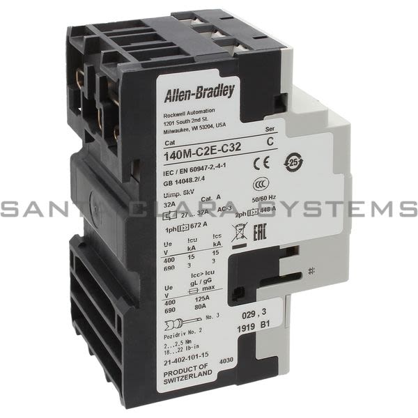 140M-C2E-C32 Allen Bradley Motor Protector - Santa Clara Systems