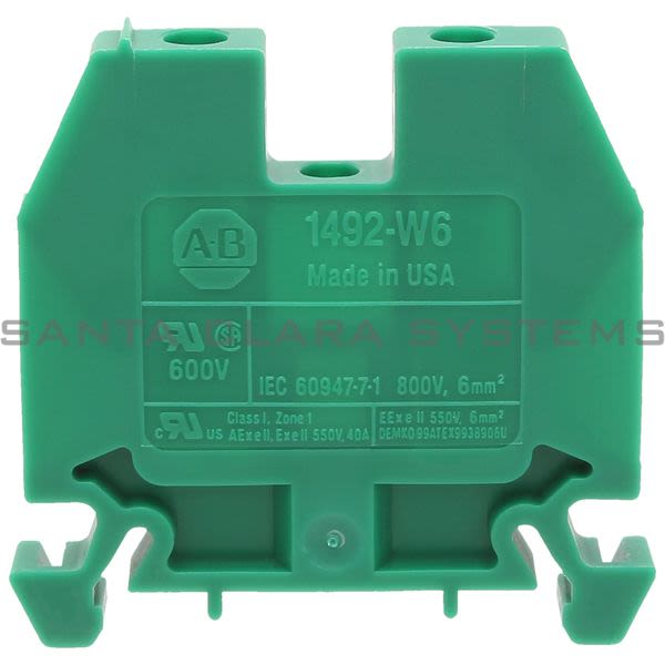 1492-W6-G Allen Bradley In stock and ready to ship - Santa Clara Systems