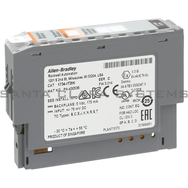 1734-IT2IK Allen Bradley Input Module - Santa Clara Systems
