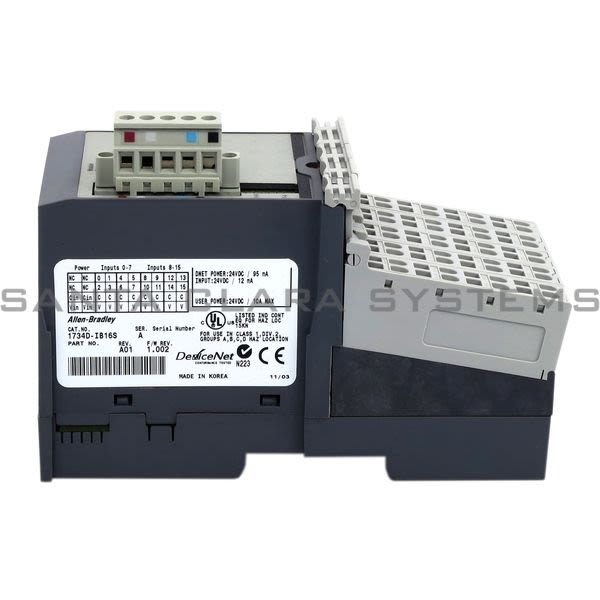 1734D-IB16S Allen Bradley 24 VDC 16 Sink Inputs | DeviceNet - Santa ...