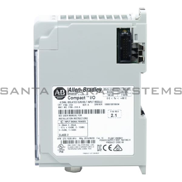 1769-IF4I Allen Bradley In stock and ready to ship - Santa Clara Systems 1769-IF4I Allen Bradley In stock and ready to ship - Santa Clara Systems
