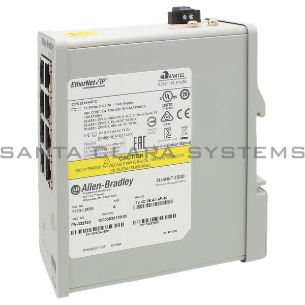 1783-LMS8 Allen Bradley In stock and ready to ship - Santa Clara Systems