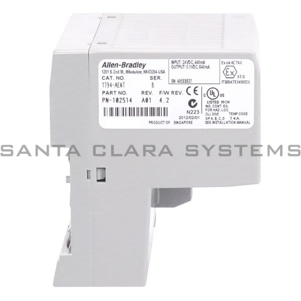 1794-AENT Allen Bradley In stock and ready to ship - Santa Clara Systems