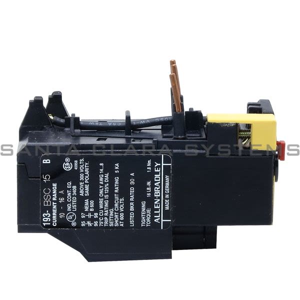 193-BSC15 Allen Bradley In stock and ready to ship - Santa Clara Systems