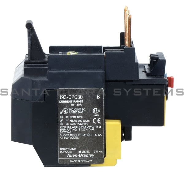 193-CPC30 Allen Bradley In stock and ready to ship - Santa Clara Systems