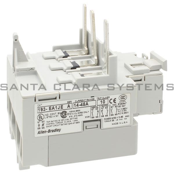 193-EA1JE Allen Bradley In stock and ready to ship - Santa Clara Systems