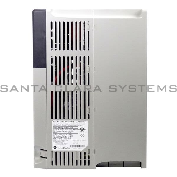 22C-B024N103 Allen Bradley PowerFlex 400 AC Drive - Santa Clara Systems