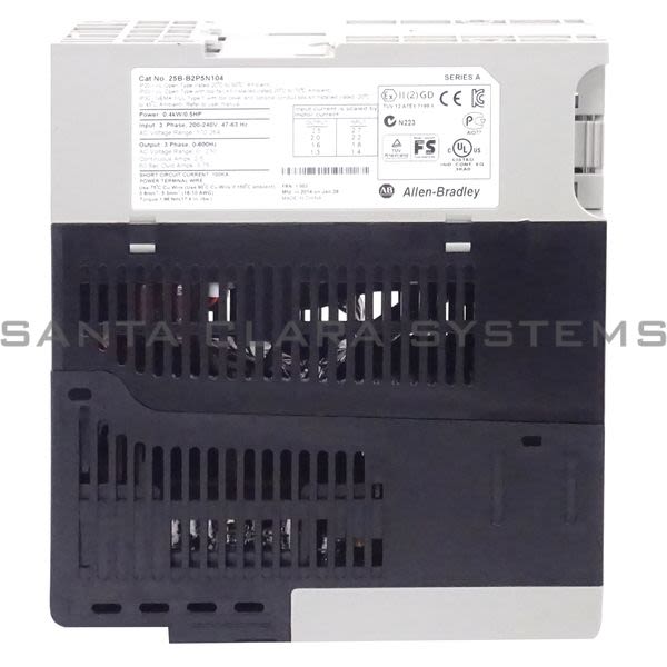 25B-B2P5N104 Allen Bradley In stock and ready to ship - Santa Clara Systems
