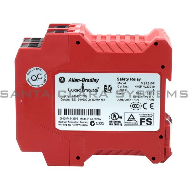 440R-W23219 Allen Bradley Modular Safety Relay - Santa Clara Systems