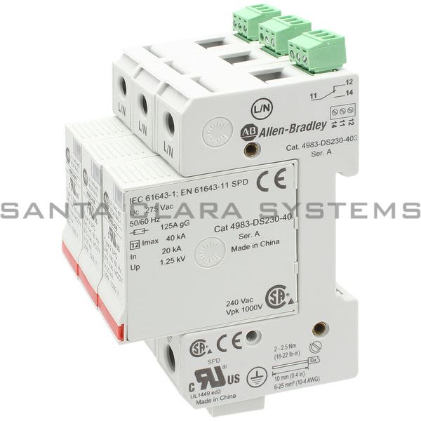4983-DS230-403 Allen Bradley In stock and ready to ship - Santa Clara ...