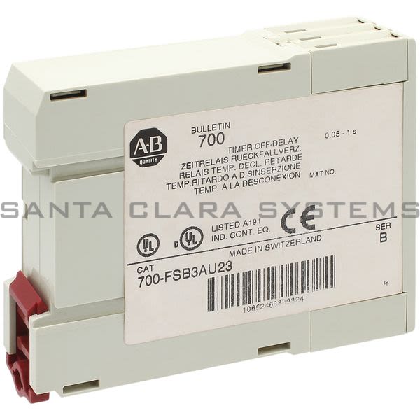 700-FSB3AU23 Allen Bradley Timing Relay - Santa Clara Systems