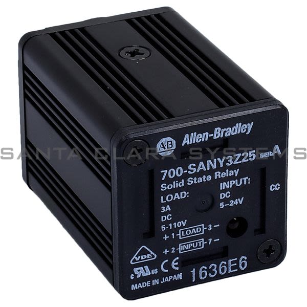 700-SANY3Z25 Allen Bradley Solid State Relay - Santa Clara Systems
