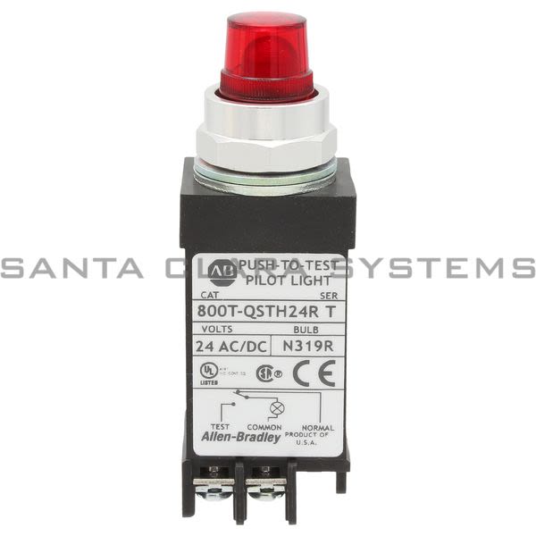 Allen Bradley Pilot Light 800T-QSTH24R En stock y listos para enviar - Santa Clara Systems