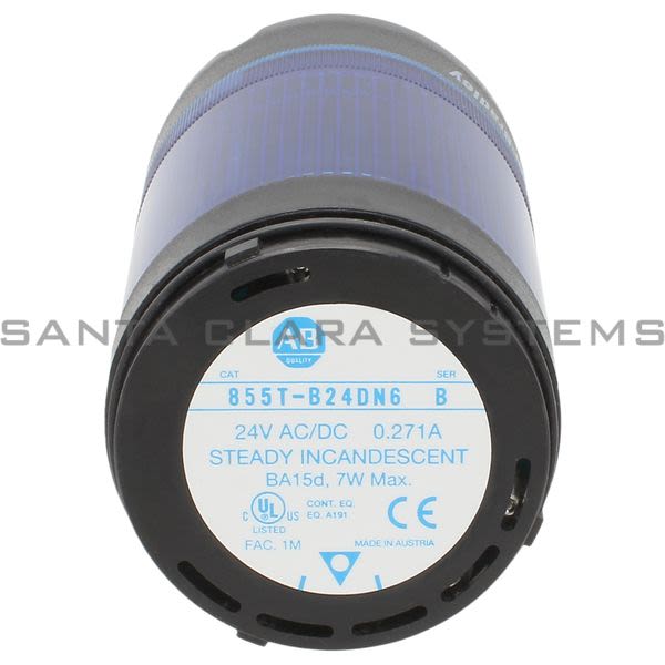 855TC-B24D6 Allen Bradley Tower Light Stack Assembly | Blue Steady ...
