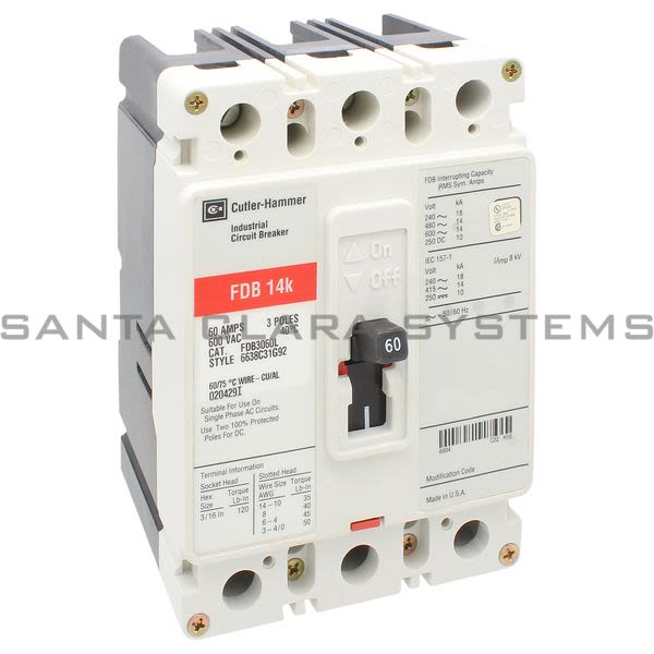 FDB3060L Cutler-Hammer In stock and ready to ship - Santa Clara Systems