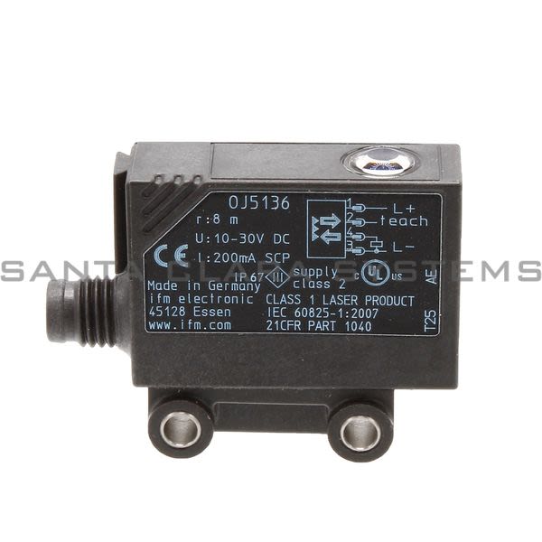 OJ5136 Efector Retro-reflective Sensor | OJPLFPKG/SO/AS - Santa Clara ...