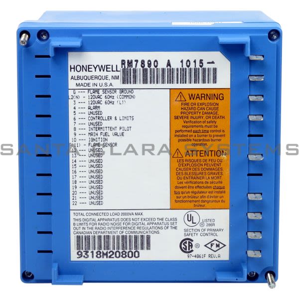 RM7890A1015 Honeywell In stock and ready to ship - Santa Clara Systems