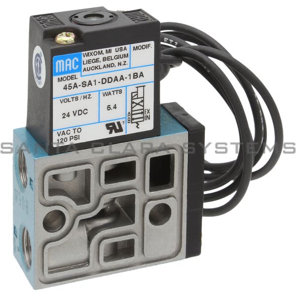45A-SA1-DDAA-1BA Mac Solenoid Valve - Santa Clara Systems