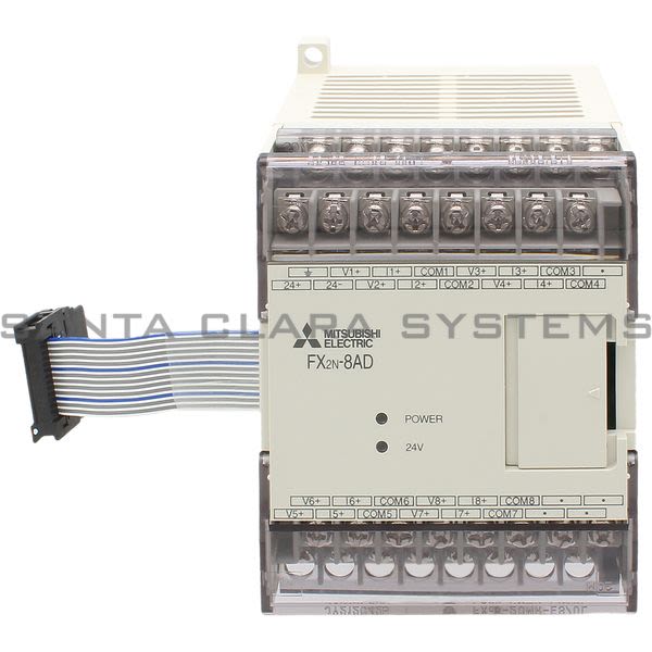 FX2N-8AD Mitsubishi Analog Input Module 14.5 Bit 8 Point Multi Input ...