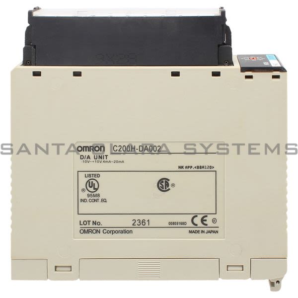 C200H-DA002 Omron In stock and ready to ship - Santa Clara Systems