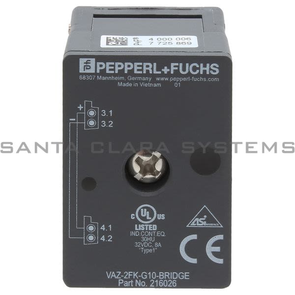 VAZ-2FK-G10-BRIDGE Pepperl+fuchs In stock and ready to ship - Santa ...