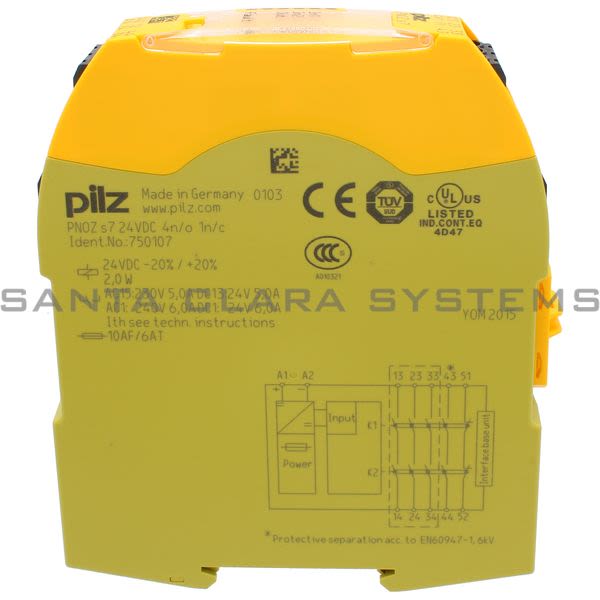 PNOZS724VDC4N-O1N-C-750107 Pilz In stock and ready to ship - Santa ...