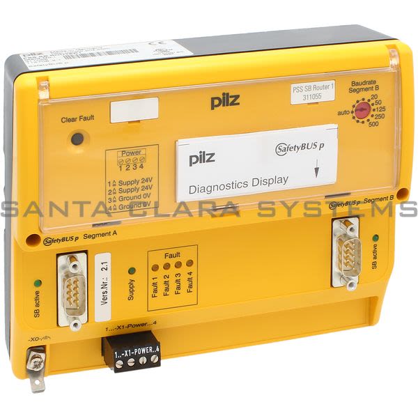 PSS-SB-ROUTER1-311055 Pilz I/O Safety Bus Router - Santa Clara Systems