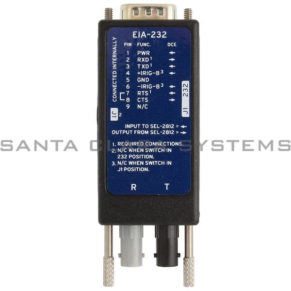 SEL-2812MTX1 Schweitzer Engineering Control - Santa Clara Systems