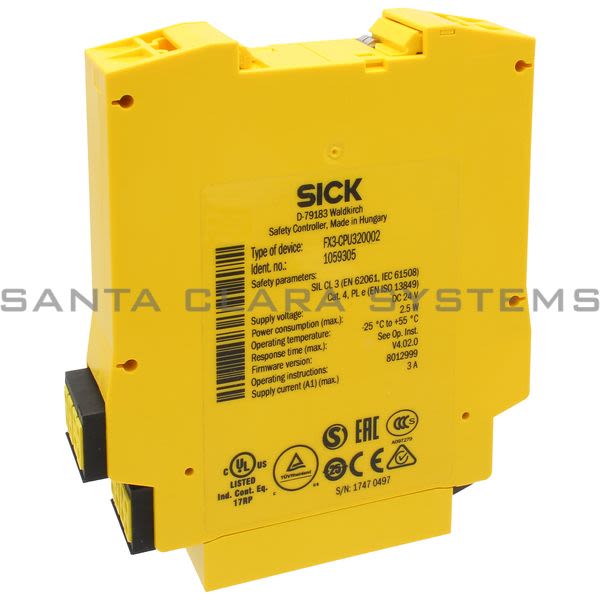 FX3-CPU320002 Sick In stock and ready to ship - Santa Clara Systems