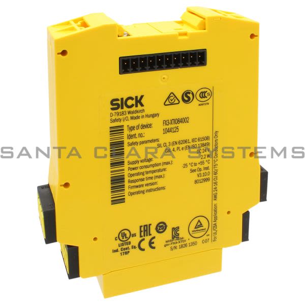 FX3-XTIO84002 Sick In stock and ready to ship - Santa Clara Systems