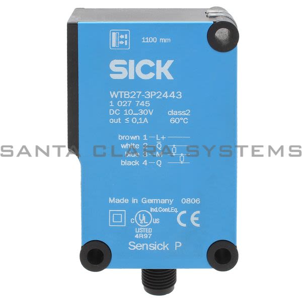 Sick Photoelectric Proximity Sensor | 1027745 WTB27-3P2443 En stock y ...
