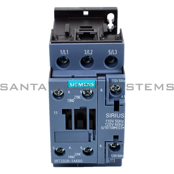 3RT2026-1AK60 Siemens In stock and ready to ship - Santa Clara Systems