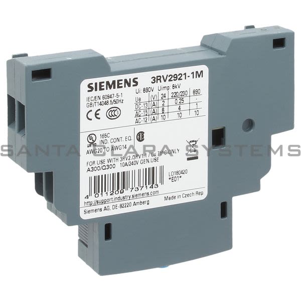 3RV2921-1M Siemens In stock and ready to ship - Santa Clara Systems