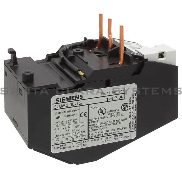 3UA5000-1G Siemens Overload Relay | 3UA5000-1G - Santa Clara Systems