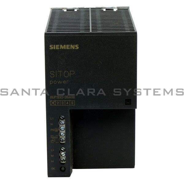 6EP1332-2BA00 Siemens Power Supply | SITOP Power 4 - Santa Clara Systems
