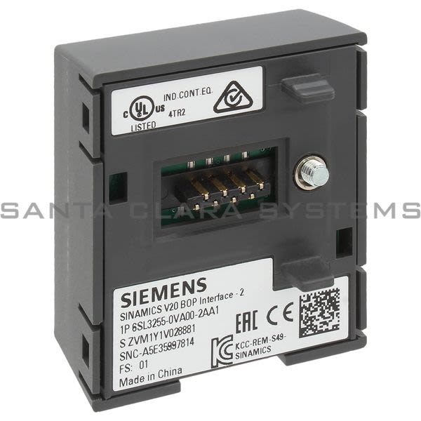 6SL3255-0VA00-2AA1 Siemens In stock and ready to ship - Santa Clara Systems