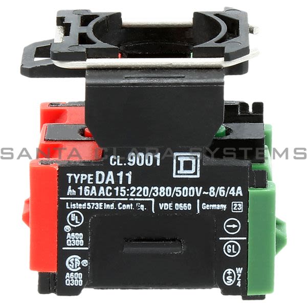 9001-DA11 Square D Contact Block 1-NO 1-NC for Type D Operators ...