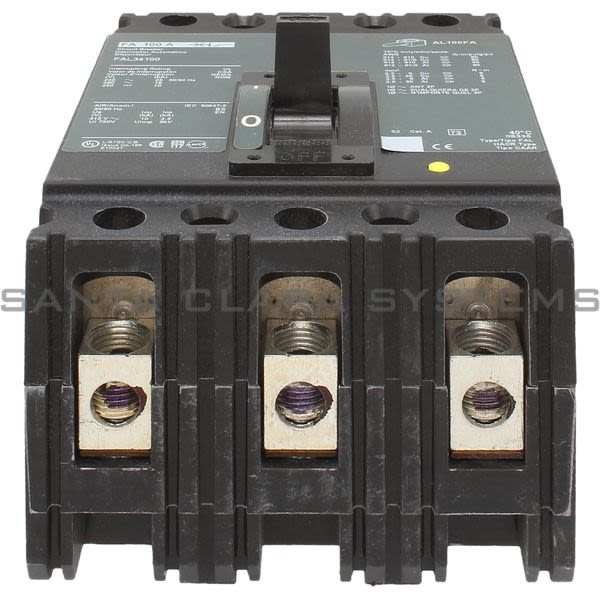 FAL34100 Square D Circuit Breaker - Santa Clara Systems