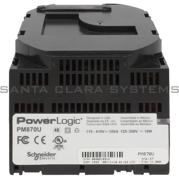 PM870U Square D Power Meter Unit - Santa Clara Systems