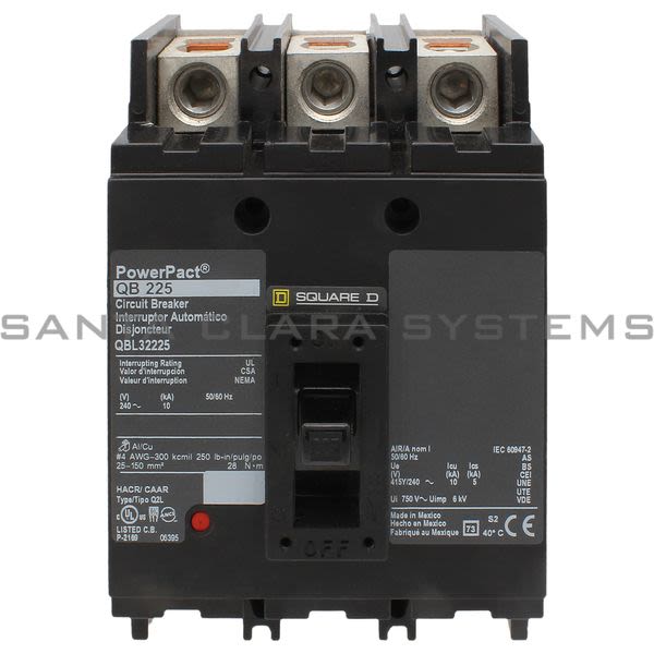 QBL32225 Square D In stock and ready to ship - Santa Clara Systems