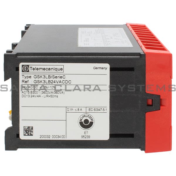 GSK3LB24VACDC Telemecanique Safety Relay | GSK3LB - Santa Clara Systems