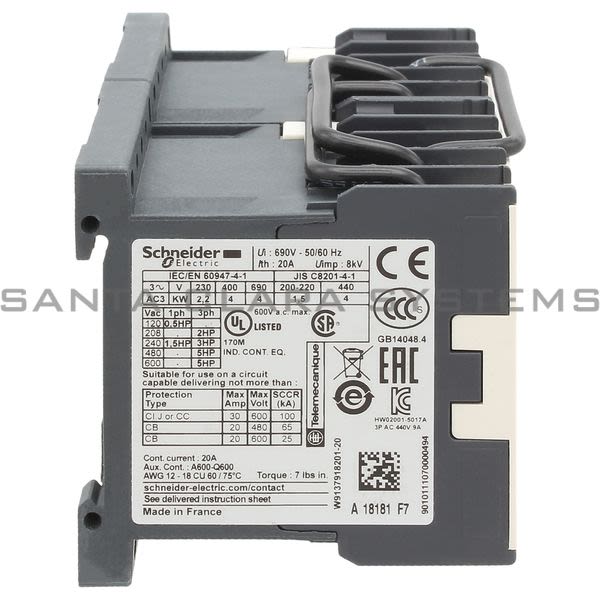 LC2K0901F7 Telemecanique In stock and ready to ship - Santa Clara Systems